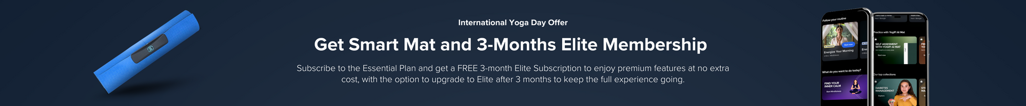 YogiFi Smart Gen3 AI Yoga Mat | Best Travel Yoga Mat